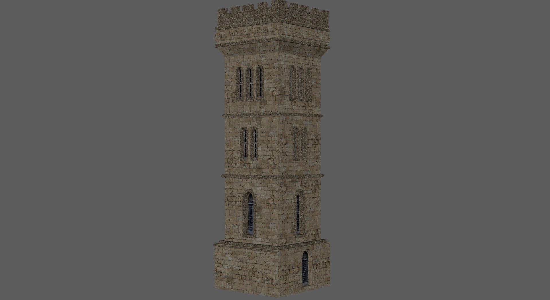 Free Tower Castle Model - TurboSquid 2178116