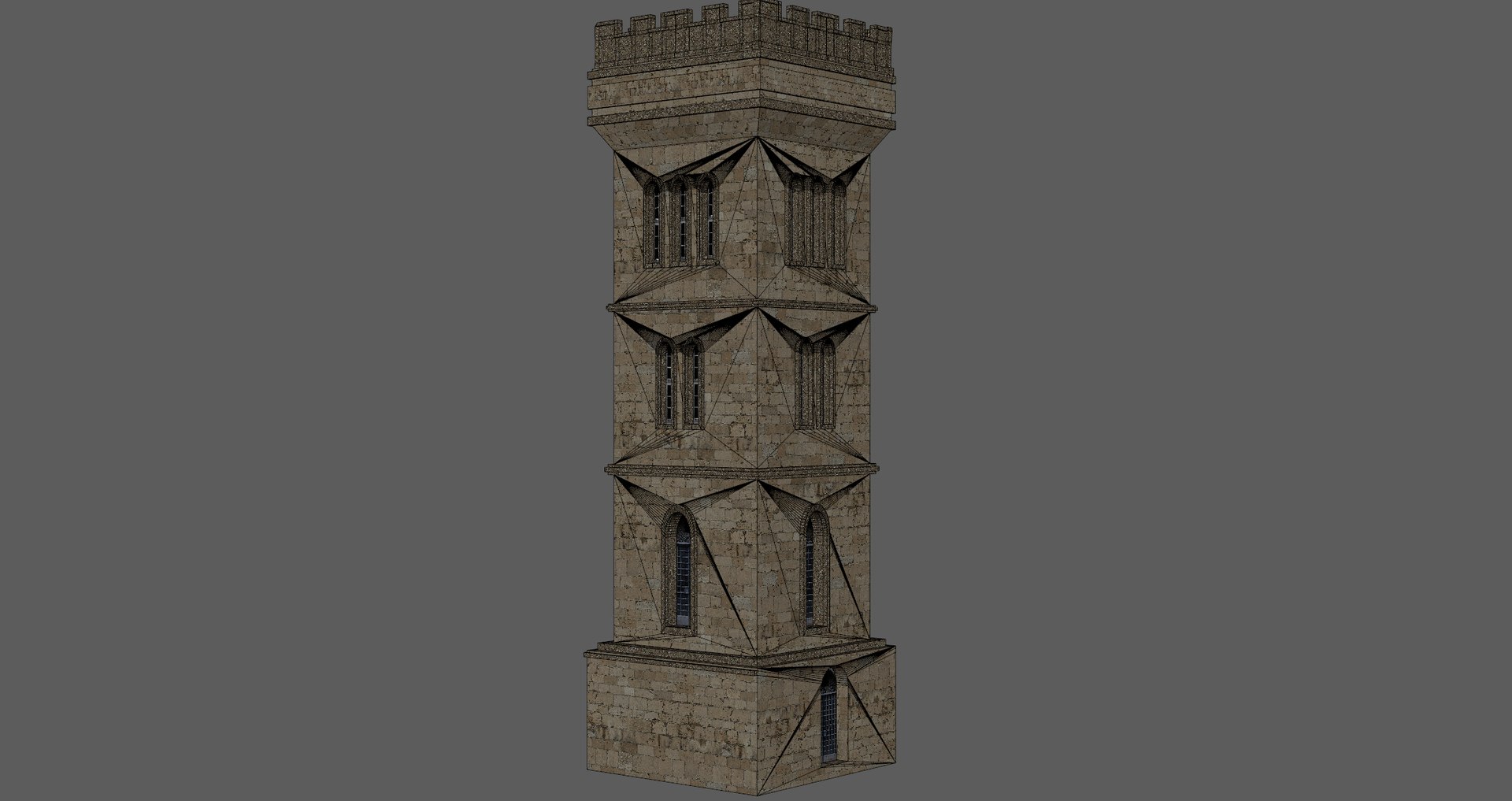 Free Tower Castle Model - TurboSquid 2178116