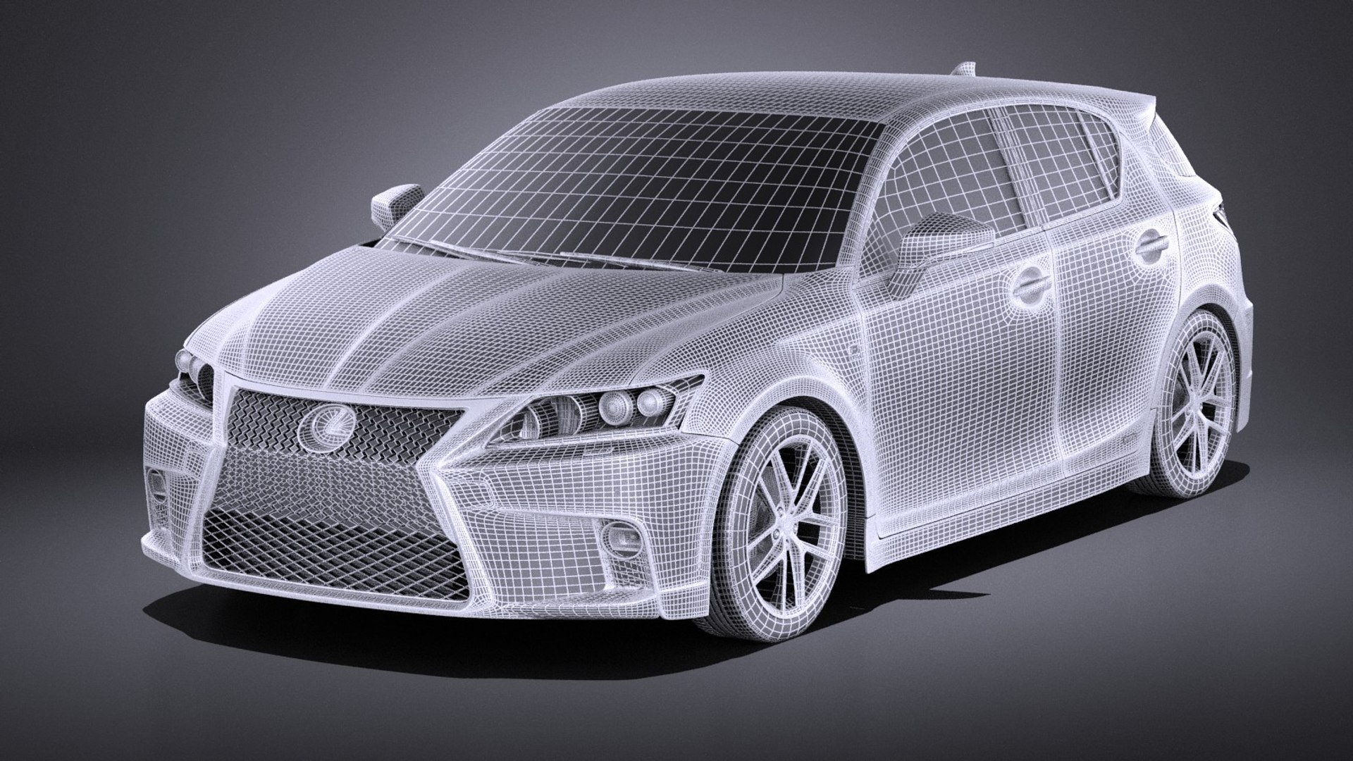3d Model Of 2016 Lexus Ct