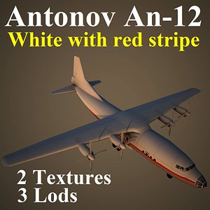 Antonov Aircraft An-12 3D Models for Download | TurboSquid