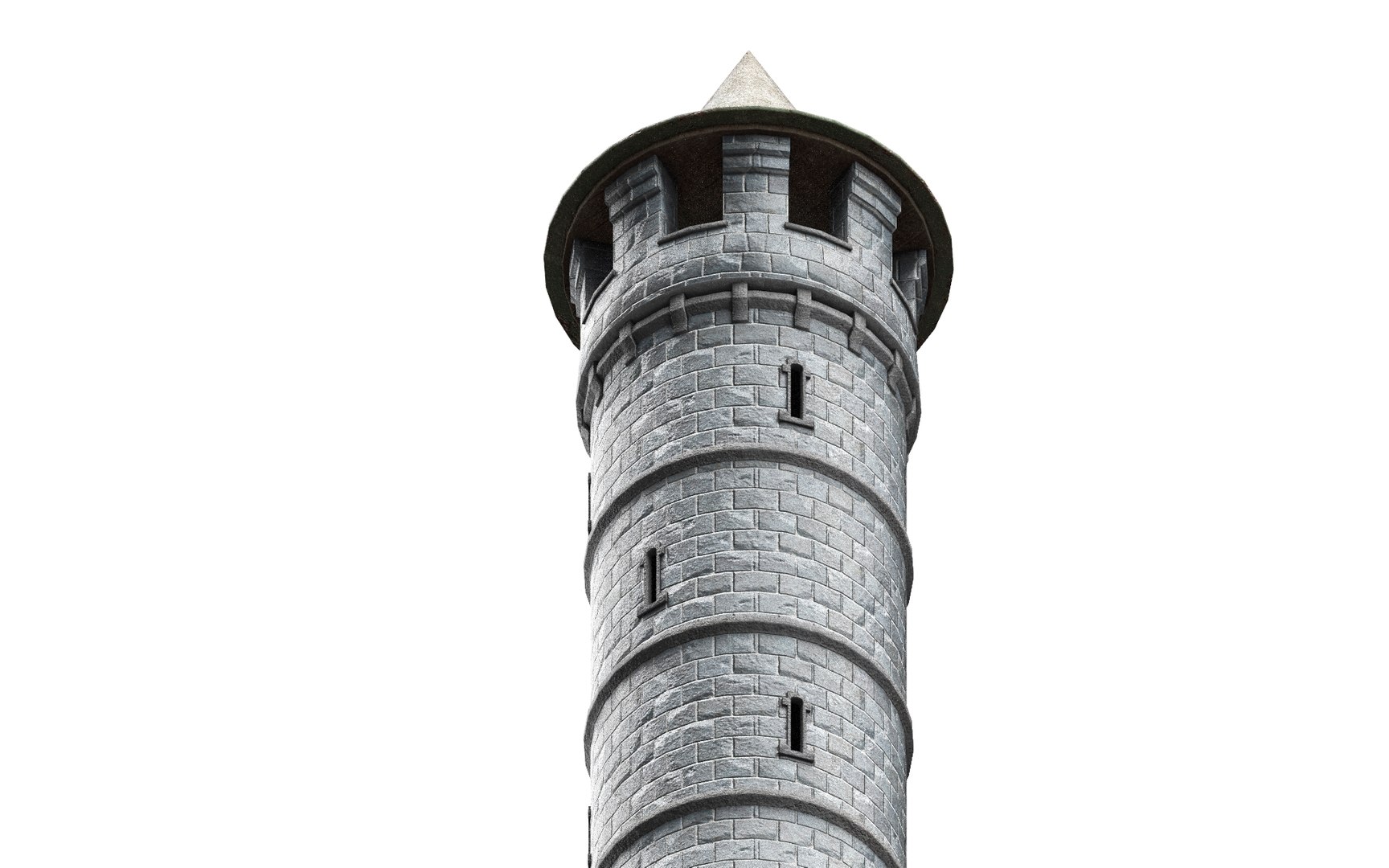 Stone Tower 3D Model - TurboSquid 1538889