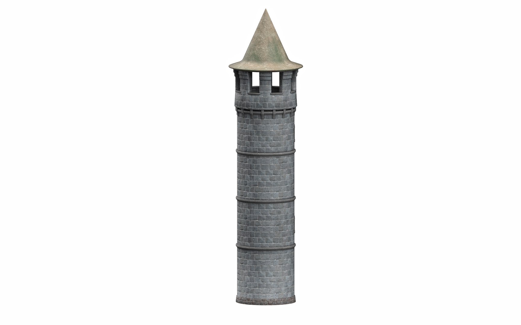 Stone Tower 3D Model - TurboSquid 1538889
