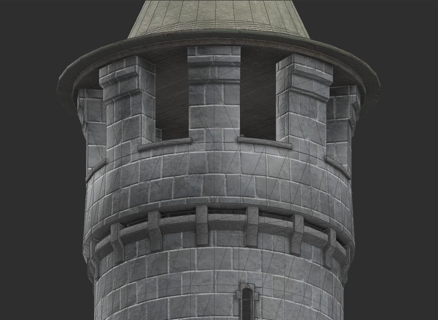 Stone Tower 3D Model - TurboSquid 1538889