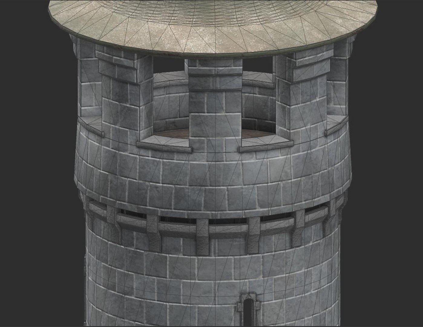 Stone Tower 3D Model - TurboSquid 1538889