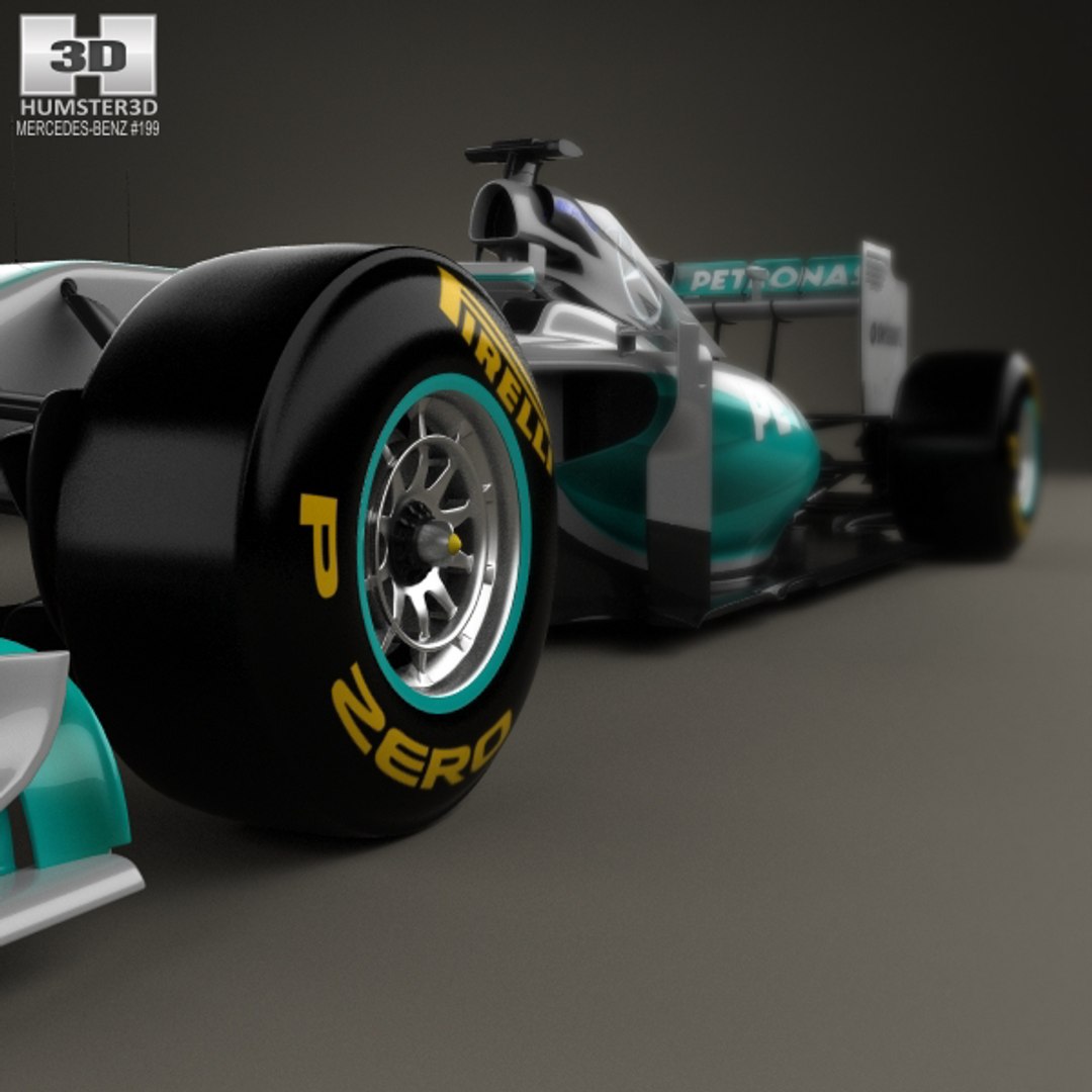 3D mercedes-benz w05 2014 - TurboSquid 1155995