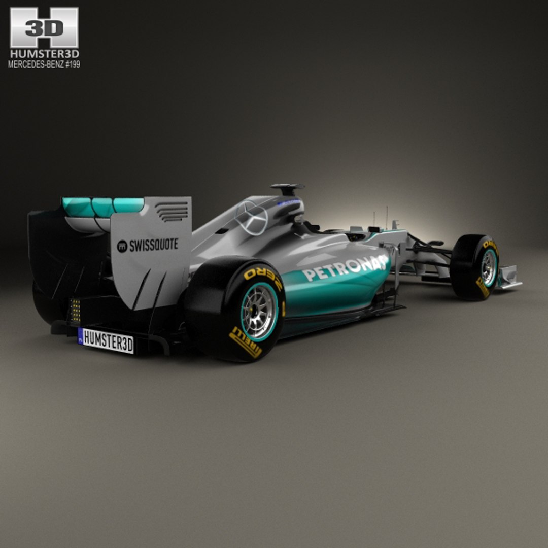 3D mercedes-benz w05 2014 - TurboSquid 1155995