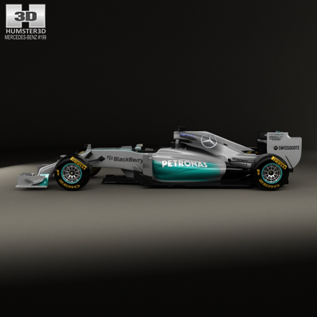3D mercedes-benz w05 2014 - TurboSquid 1155995