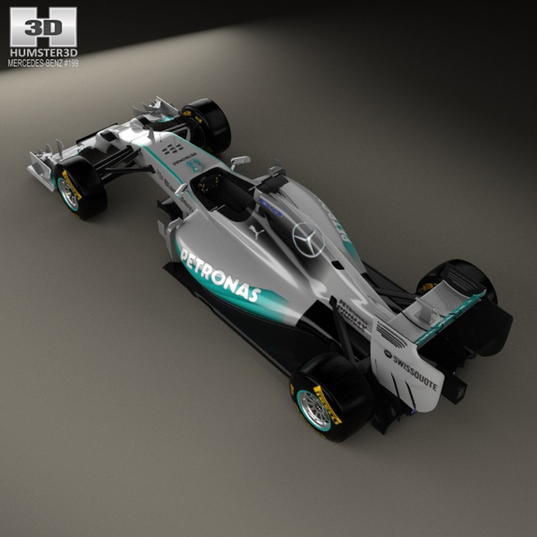 3D mercedes-benz w05 2014 - TurboSquid 1155995