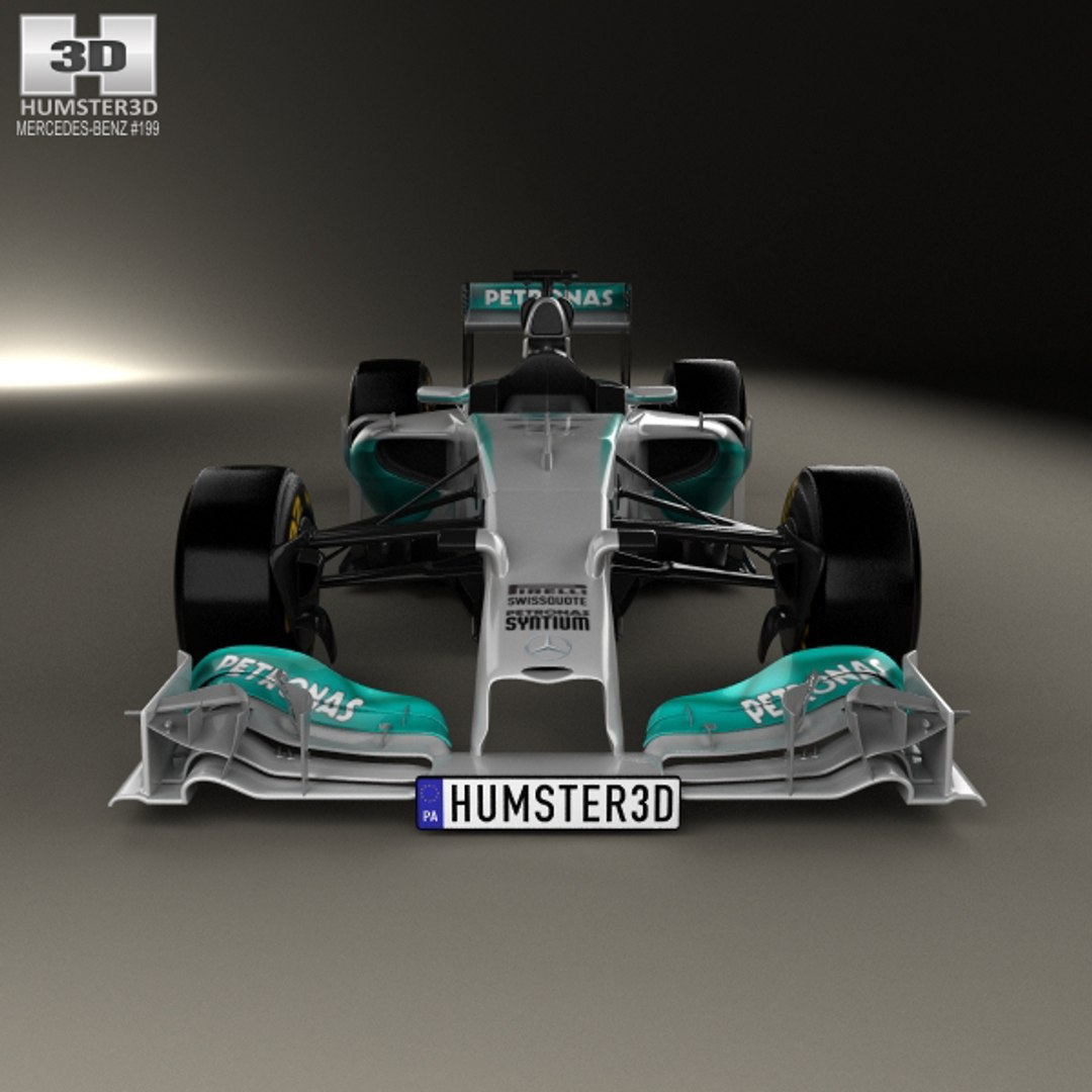 3D mercedes-benz w05 2014 - TurboSquid 1155995