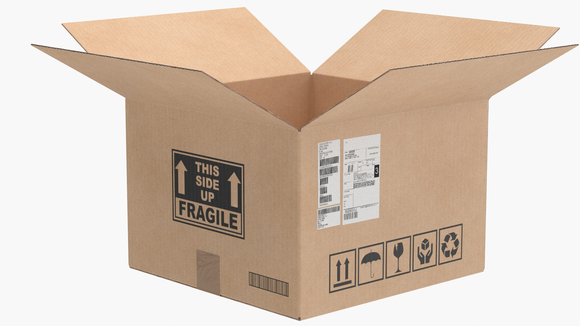 3D Cardboard Box 4 Collection - TurboSquid 2234012