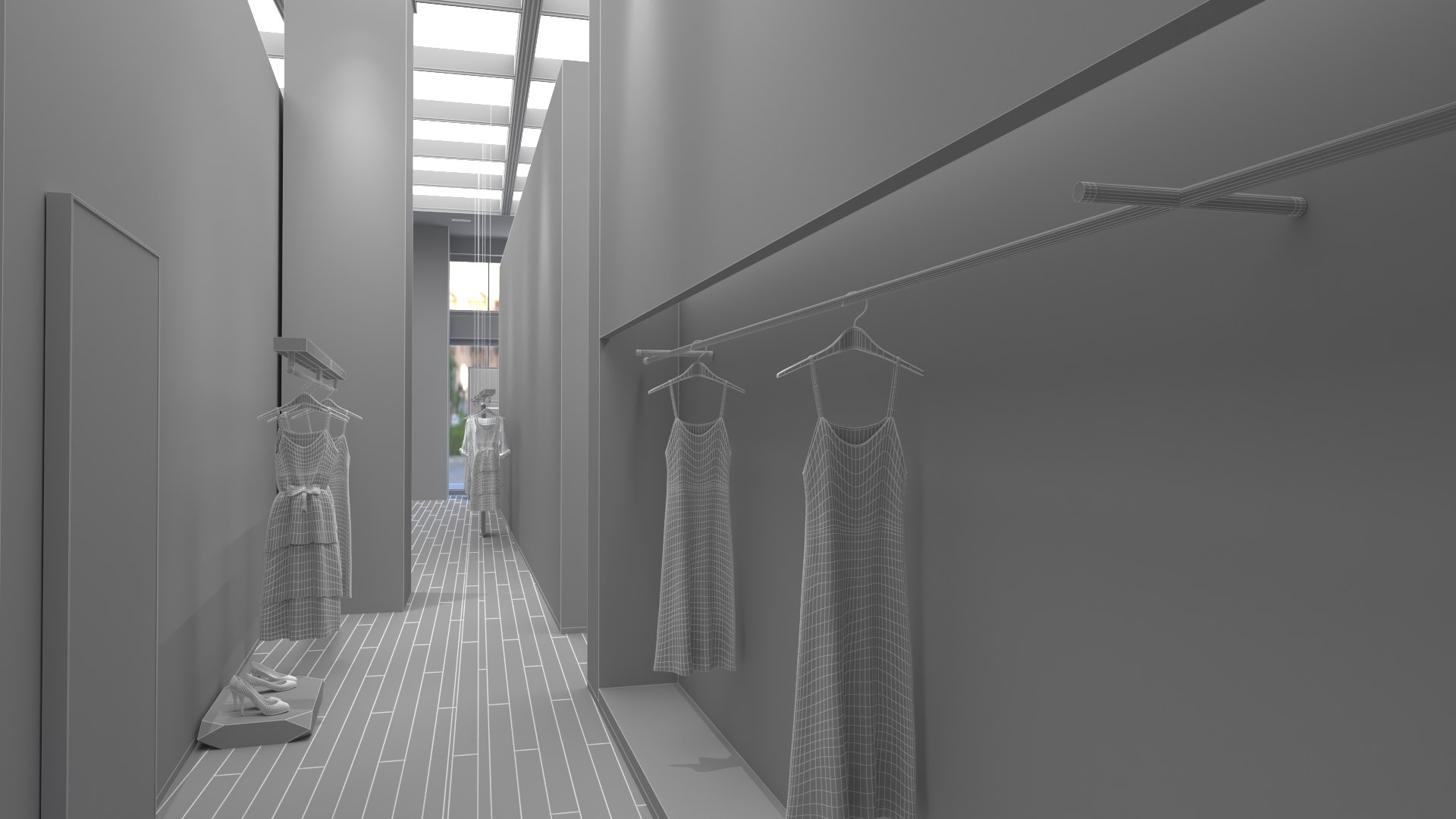 3D Clothing Store Model - TurboSquid 1984632
