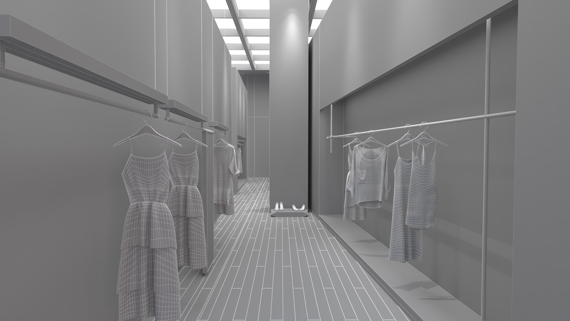 3D Clothing Store Model - TurboSquid 1984632