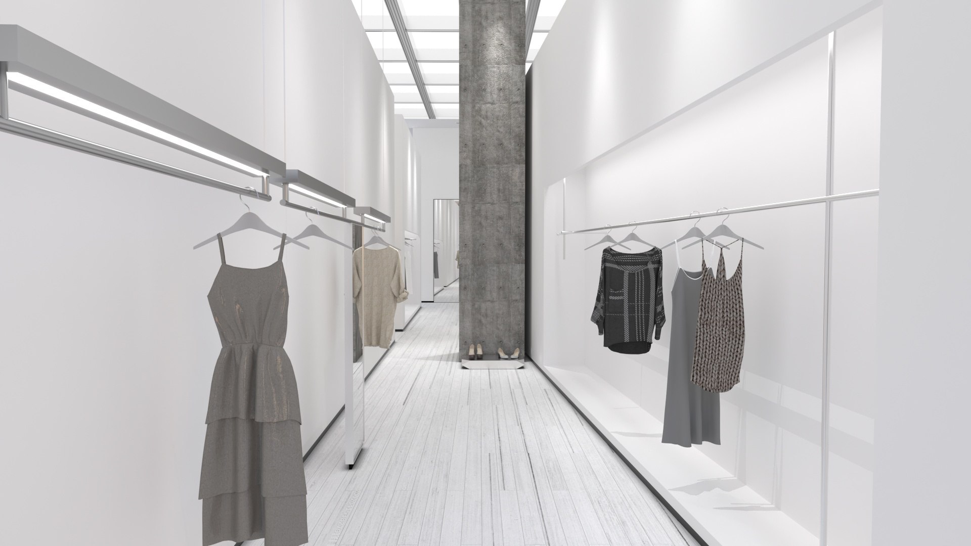 3D Clothing Store Model - TurboSquid 1984632