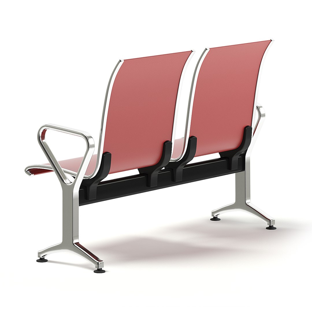 Waiting Chairs 3D Model - TurboSquid 1293929