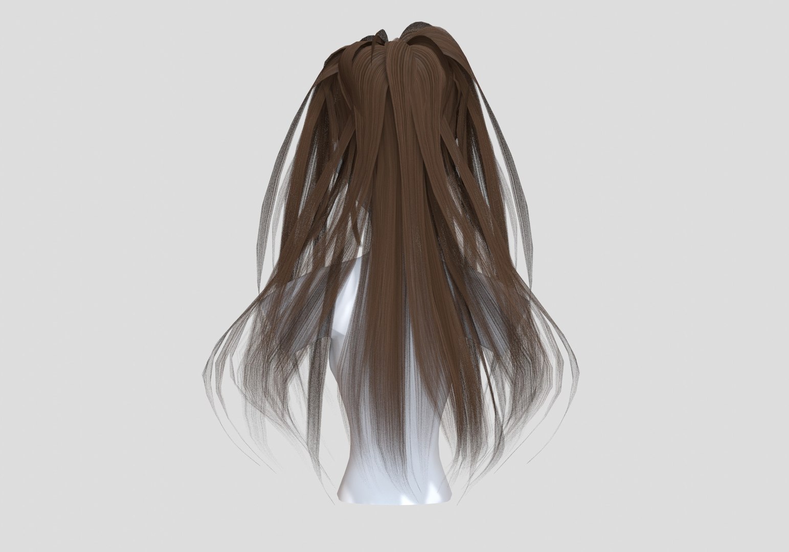 Strands Female Hairstyle 3D Model - TurboSquid 1938139