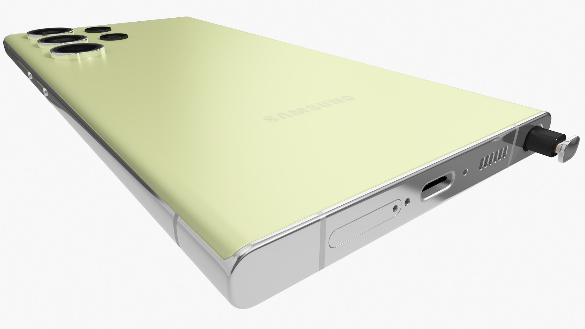 Samsung Galaxy S23 Ultra Lime 3D model - TurboSquid 2022337