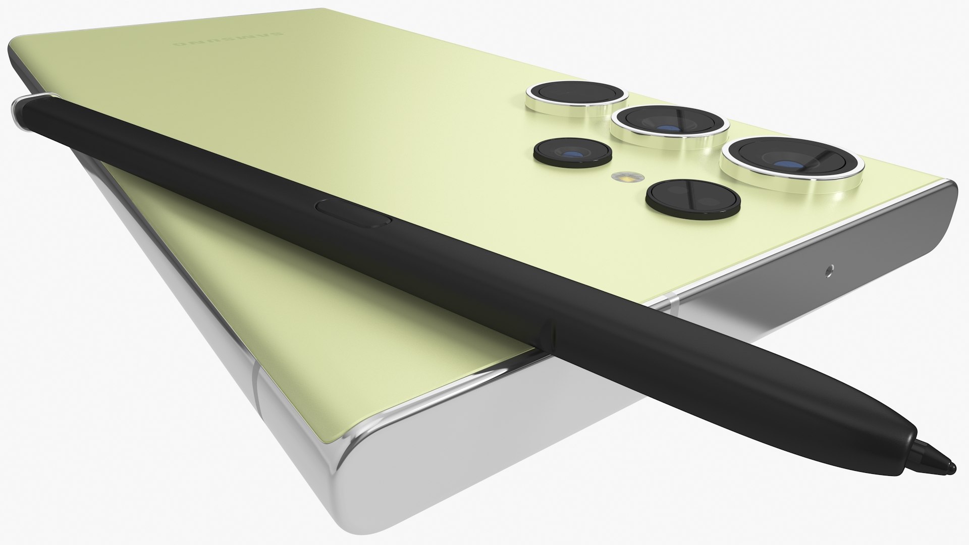 Samsung Galaxy S23 Ultra Lime 3D model - TurboSquid 2022337