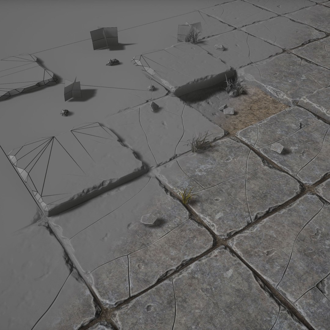 Free Stone Floor Model - TurboSquid 1403587