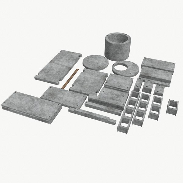 3D Concrete Models | TurboSquid