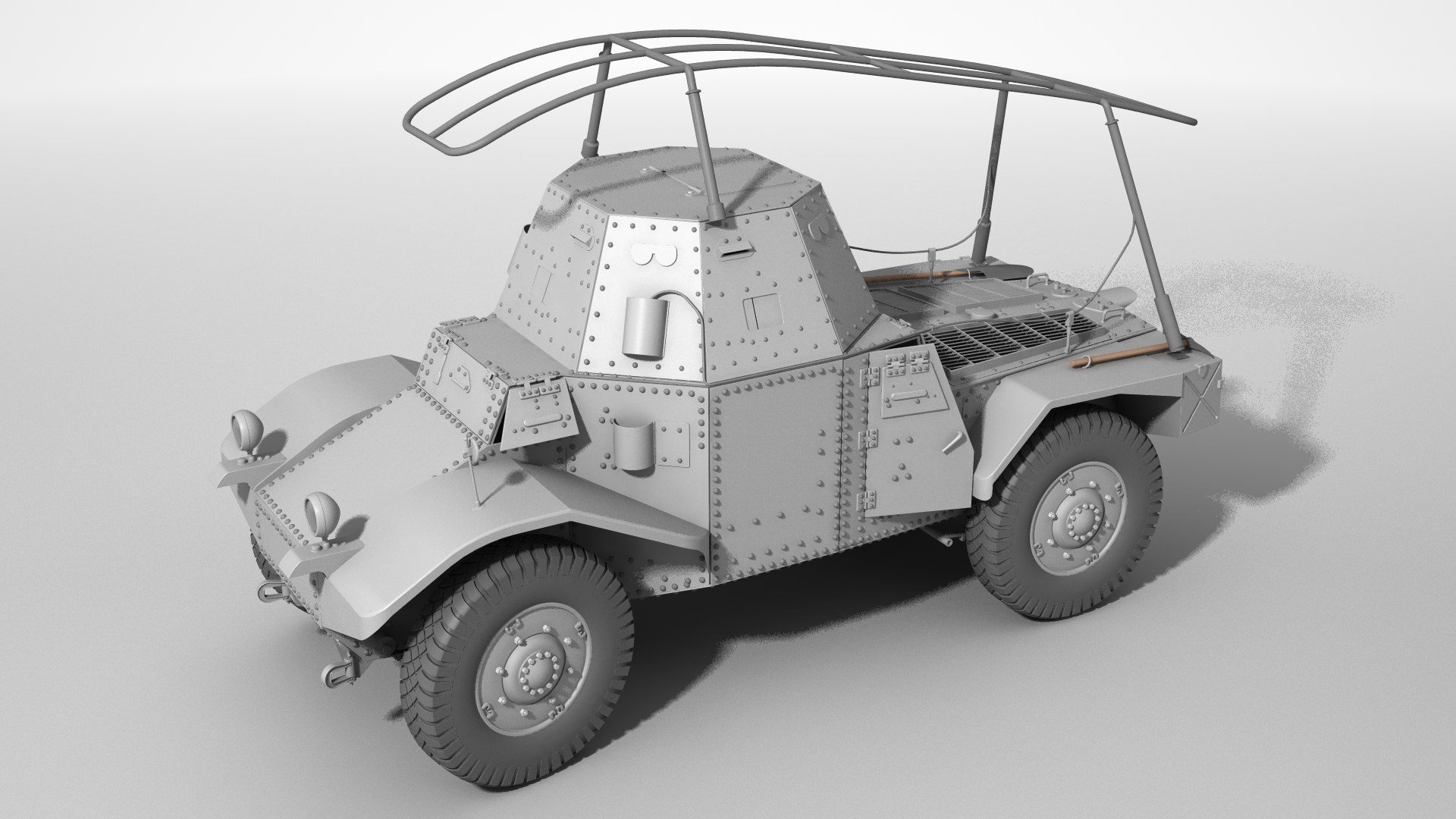 Panhard 178 Fu Panzerspahwagen P204 F Command 3D Model - TurboSquid 1866105