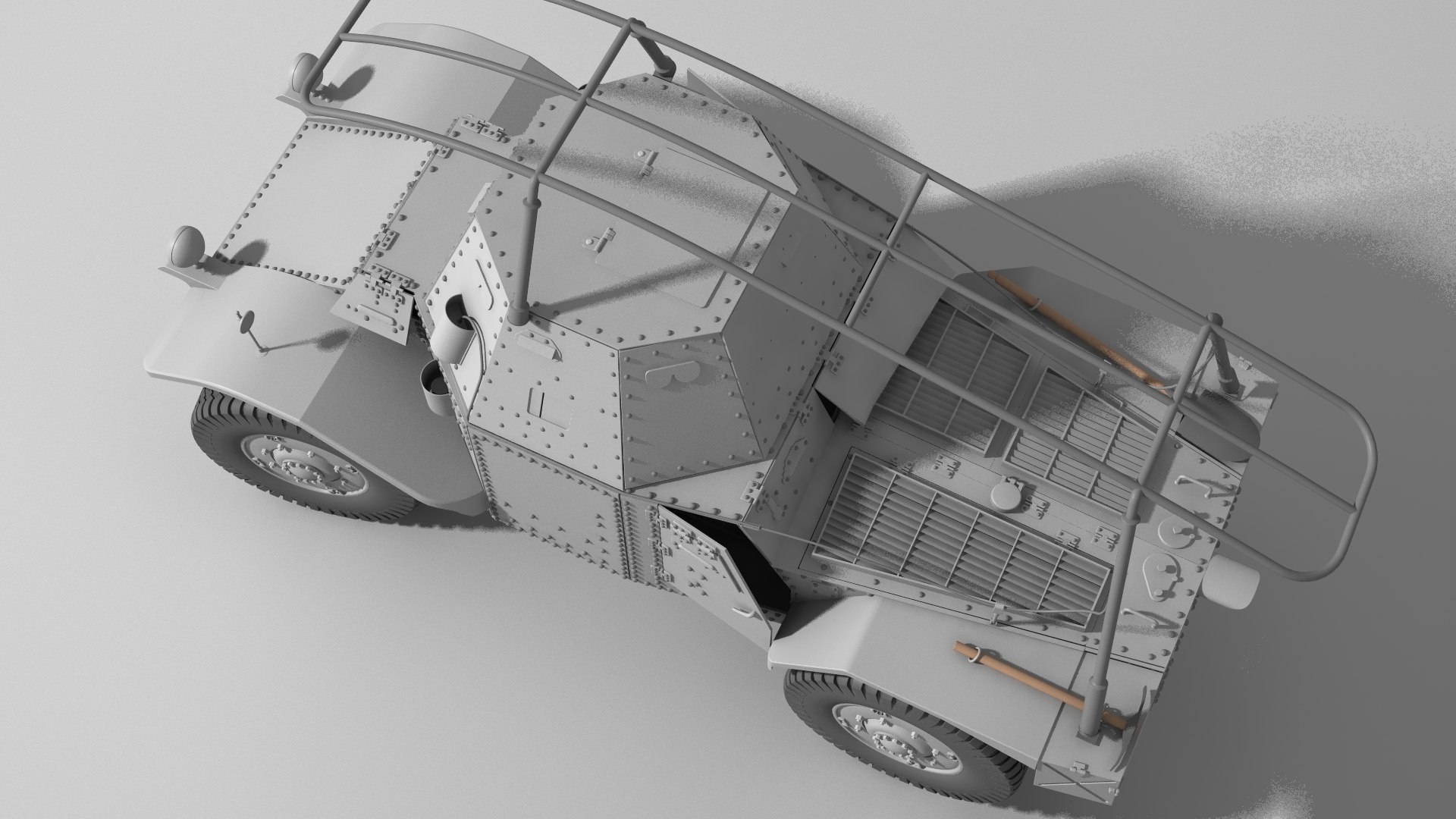 Panhard 178 Fu Panzerspahwagen P204 F Command 3D Model - TurboSquid 1866105