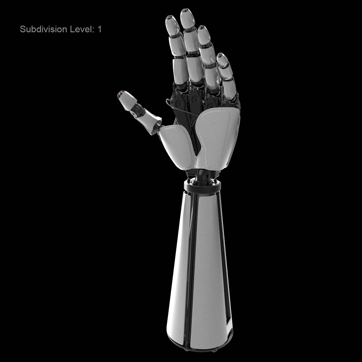 robot hand c4d