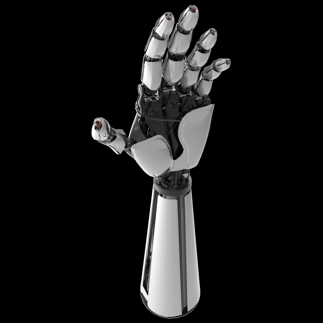 robot hand c4d