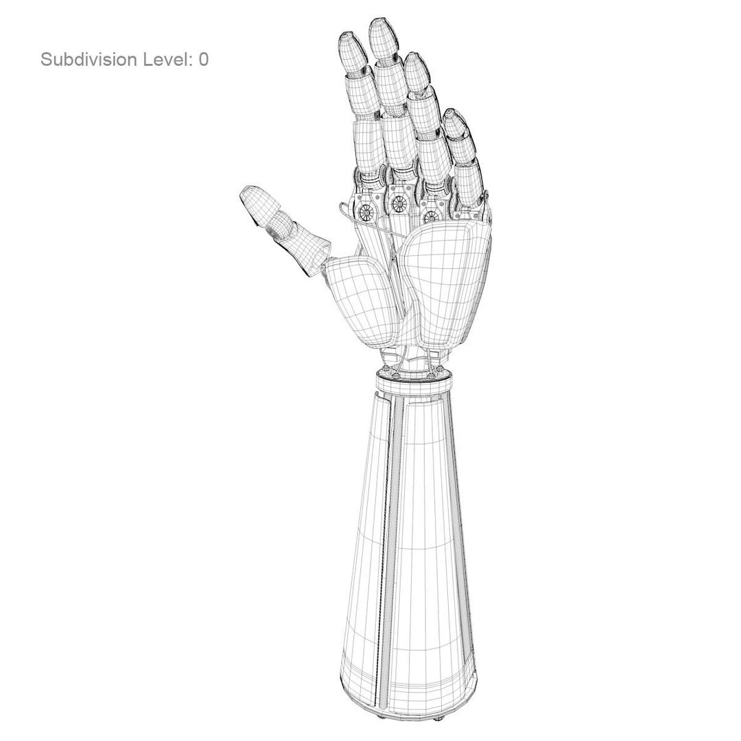 Robot Hand C4d