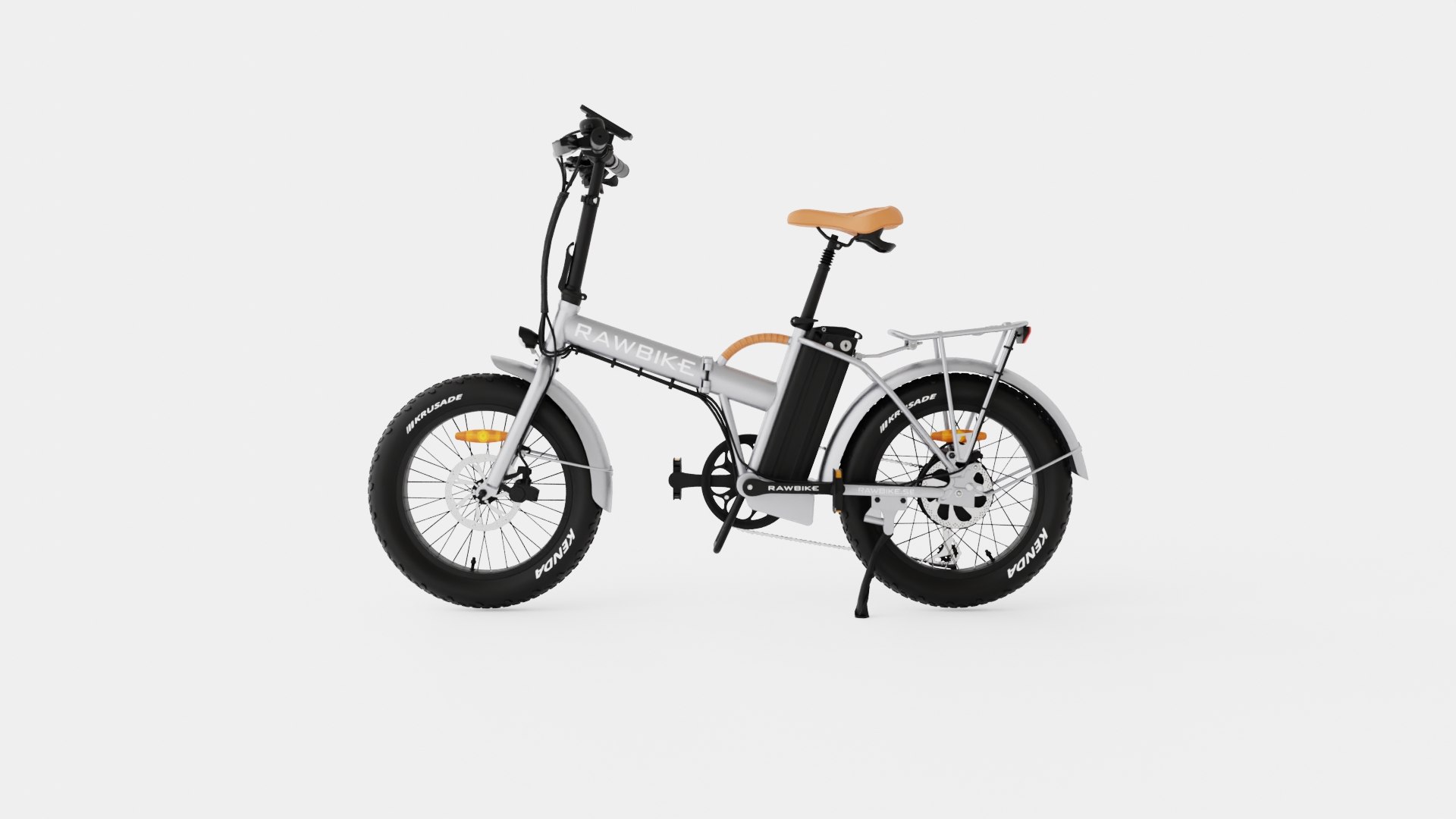 Metallic Grey Bike 3D Model - TurboSquid 2248097