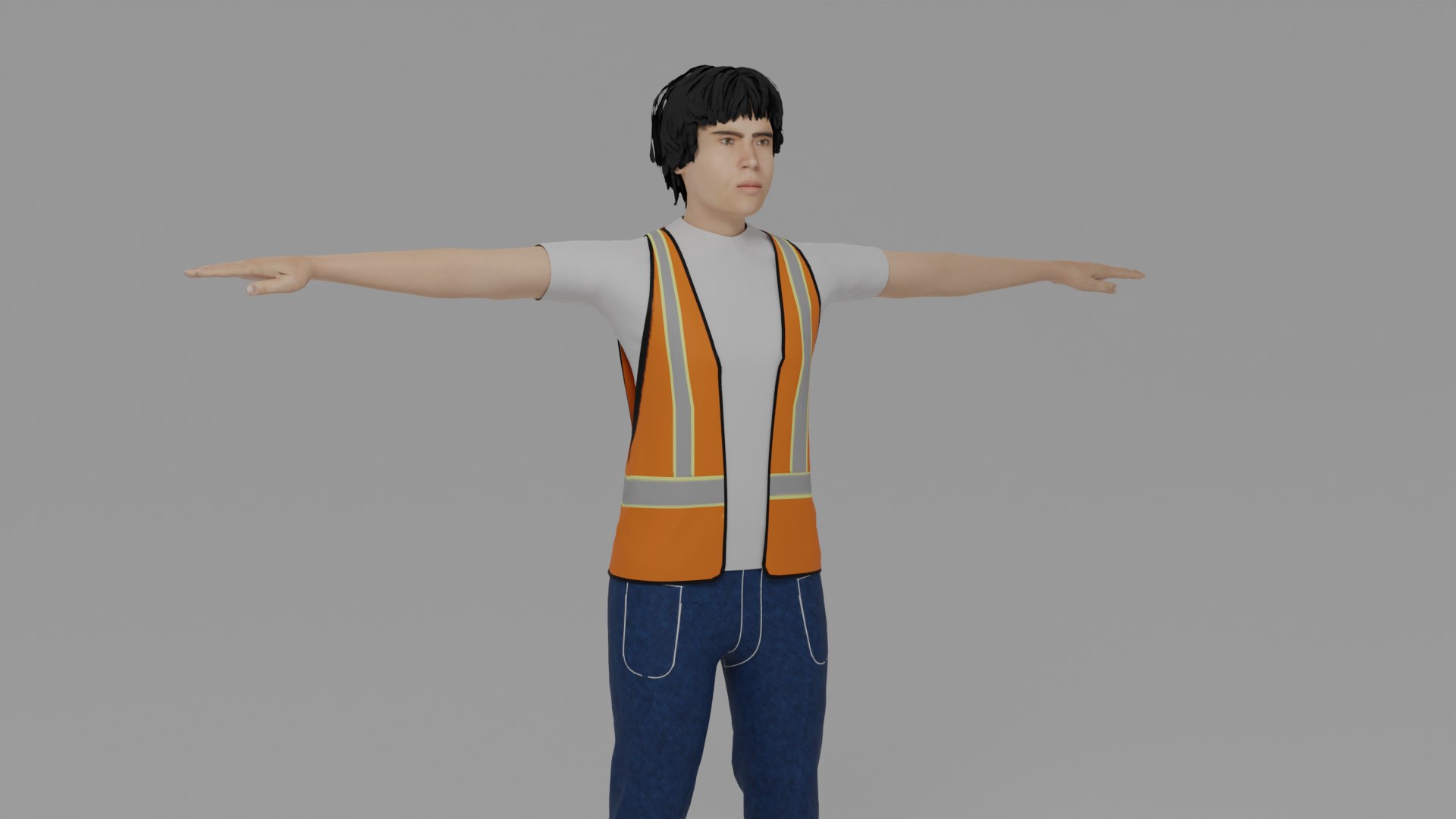 3D Model Worker Man - TurboSquid 2041887