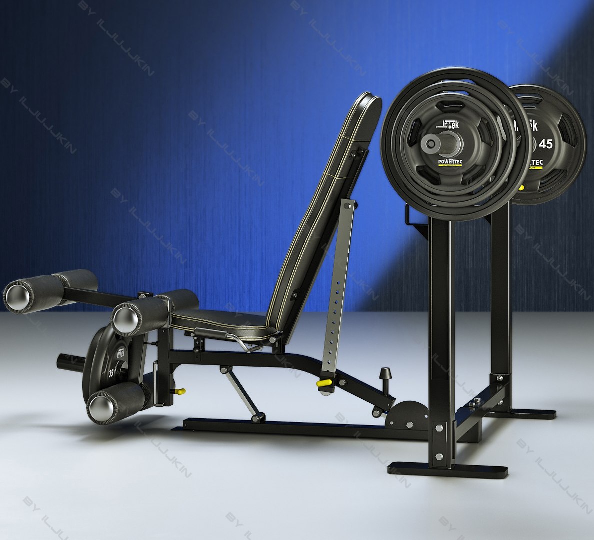 Powertec Wb-lla10 Power Leg 3ds