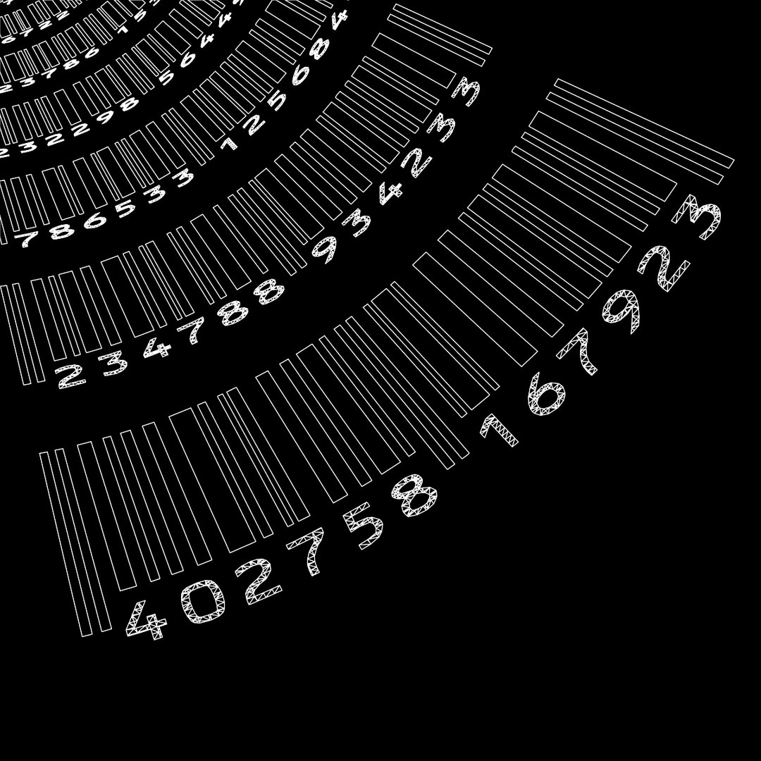 Barcode Code 3d Model