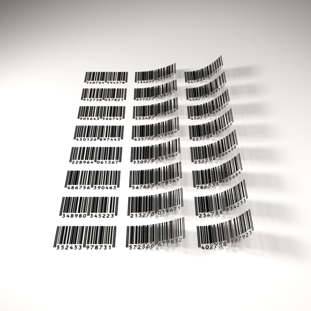 Barcode Code 3d Model