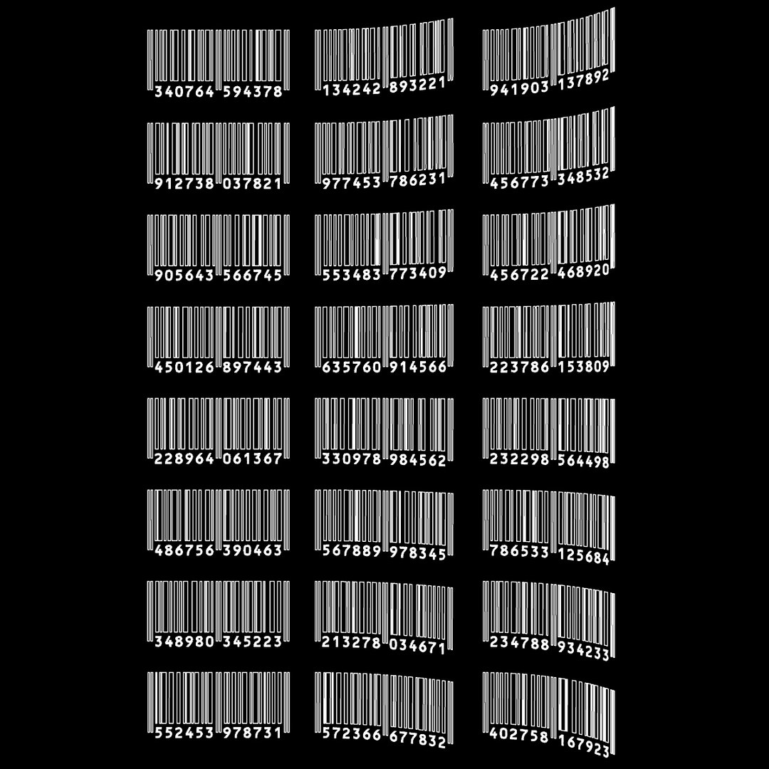 Barcode Code 3d Model