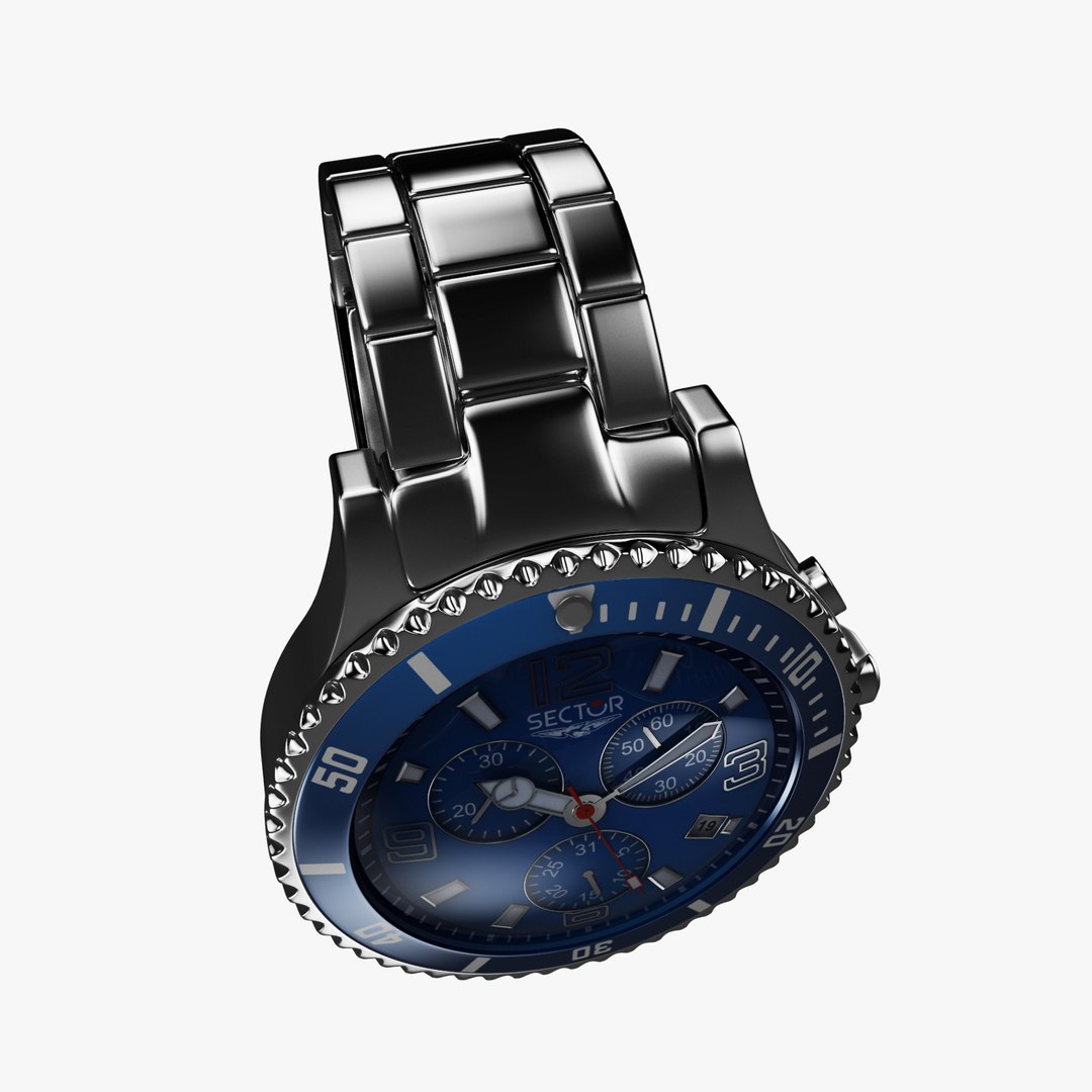 Model Sector Watch Steel Blue
