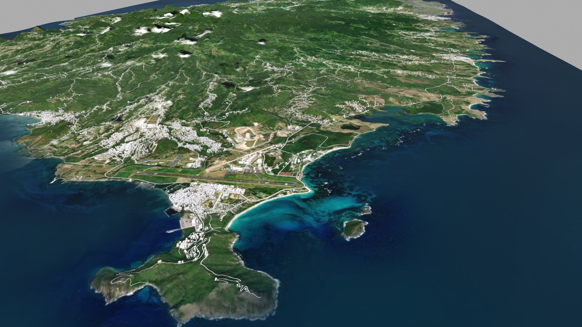 3D Saint Lucia Island North America Model - TurboSquid 1950140