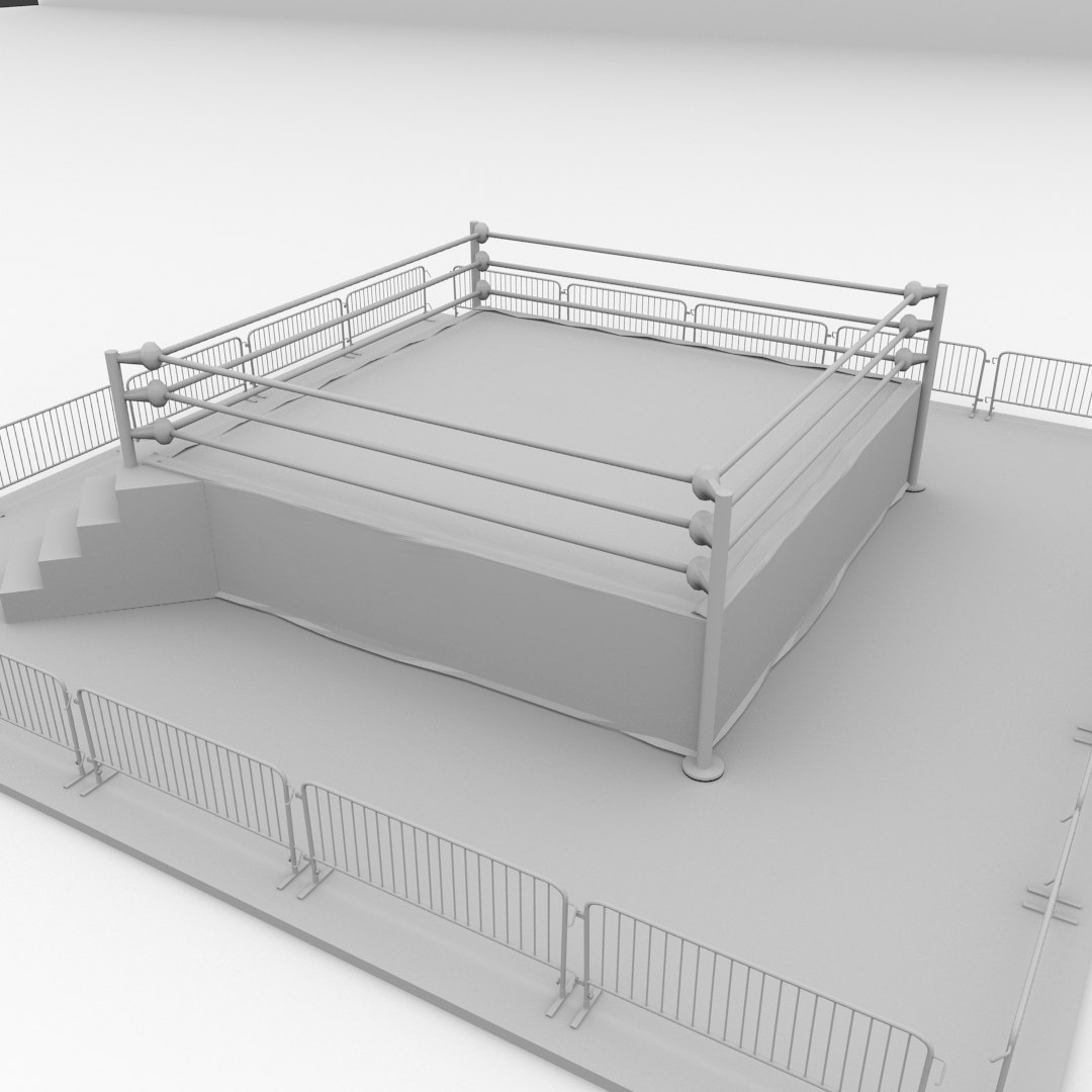 3d Wrestling Ring Model