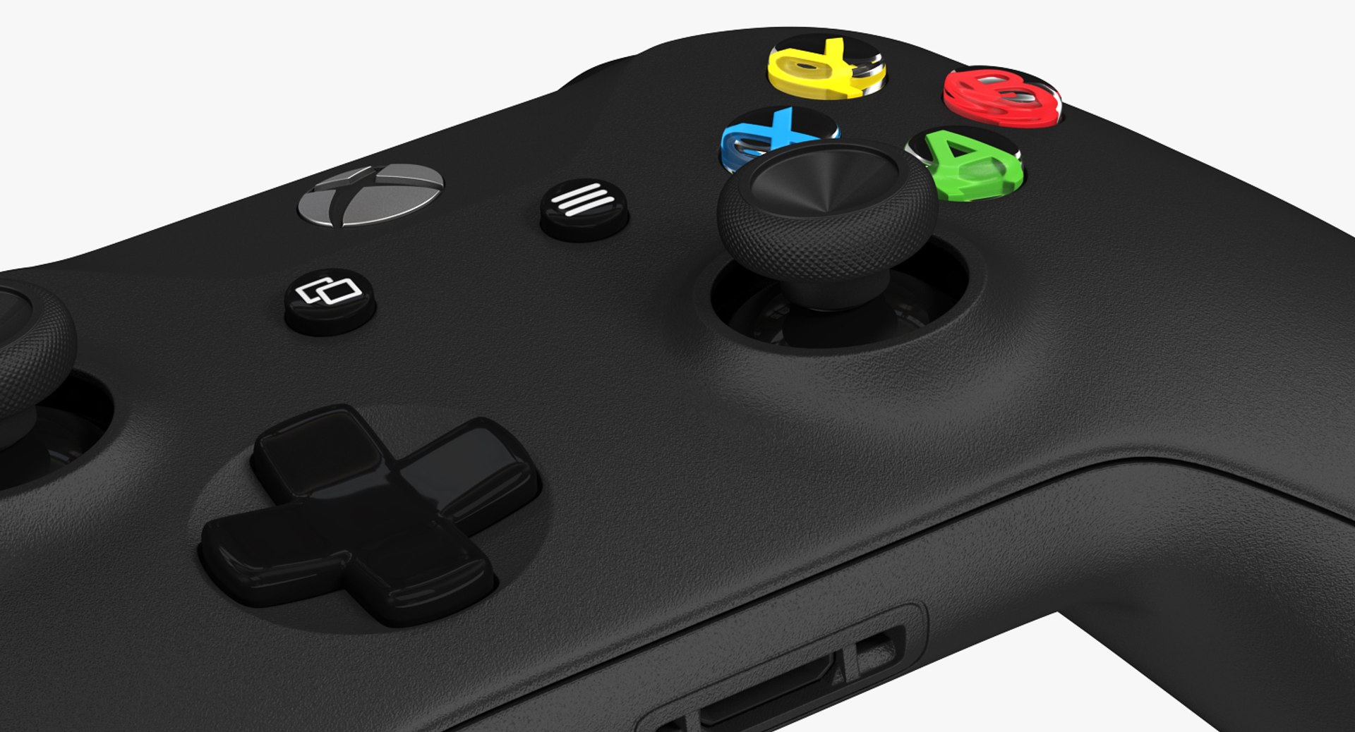 Controller Microsoft Xbox X 3D Model - TurboSquid 1208158