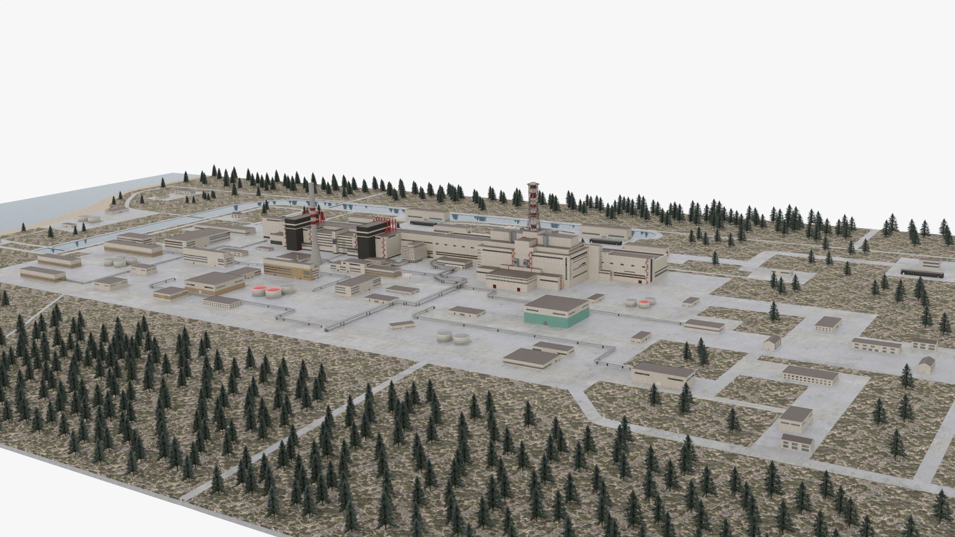 Chernobyl Reactor 3D Model - TurboSquid 1981957