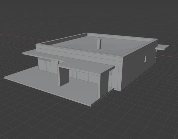 Bungalow 8 - Created with fully parametric Revit Families 3D ...