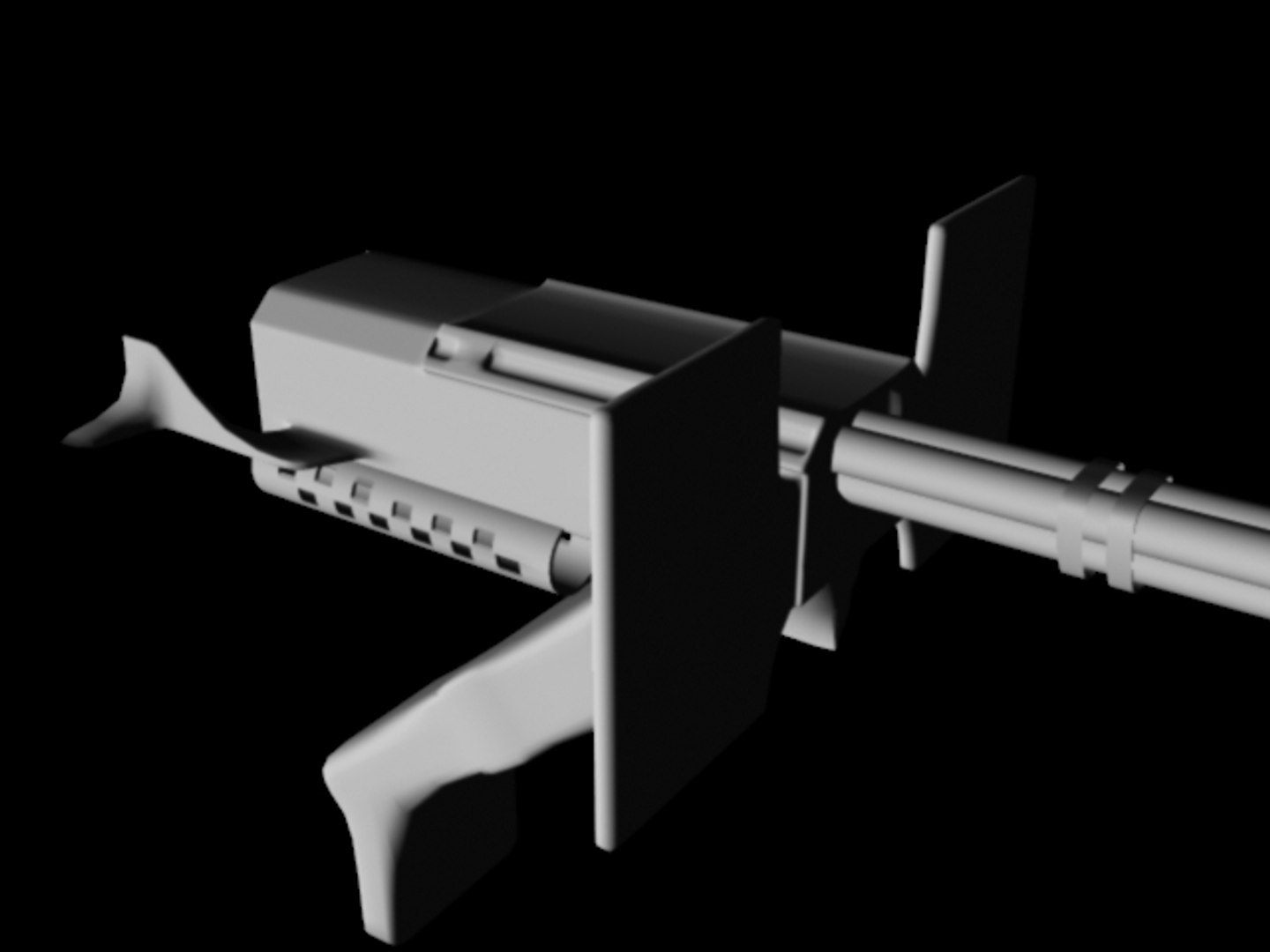 3d Turret Military Model