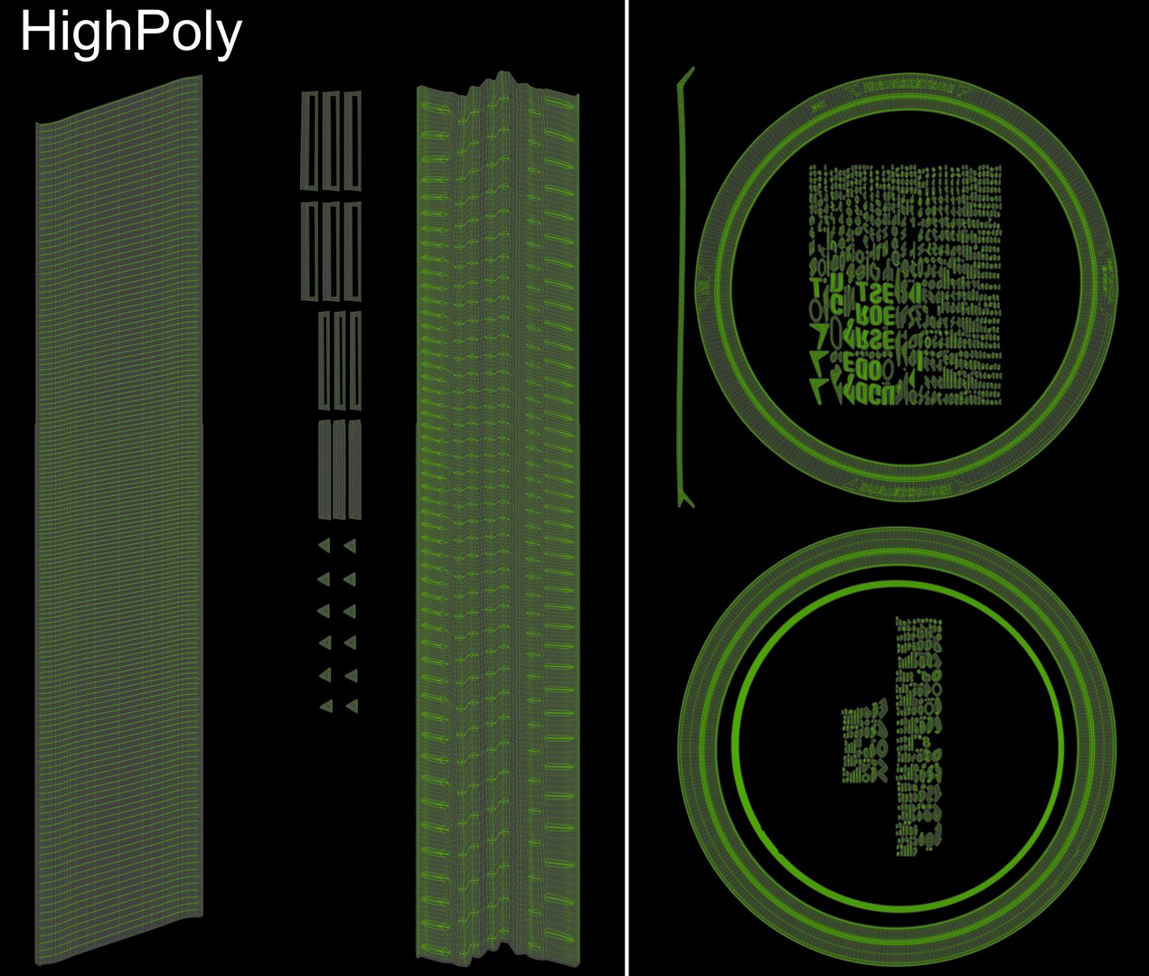 3D Bridgestone Potenza Sport Tire - with 3D Sidewall - with PBR Texture ...