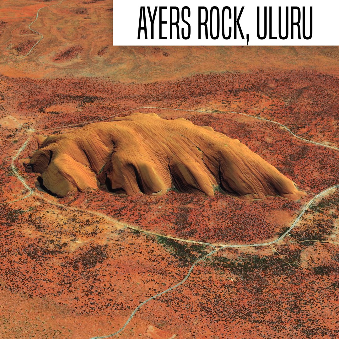 3D Model Ayers Rock Uluru - TurboSquid 1431323