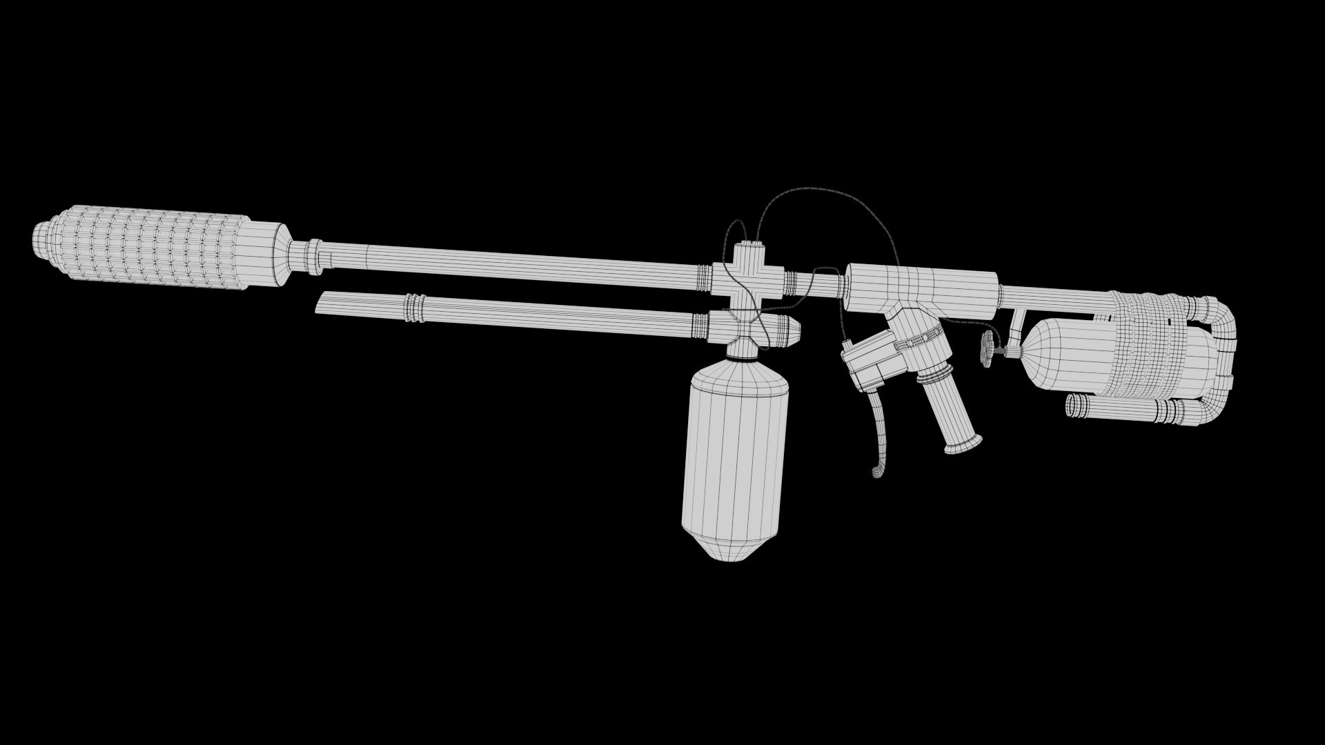 Flamethrower 3D Model - TurboSquid 2197867