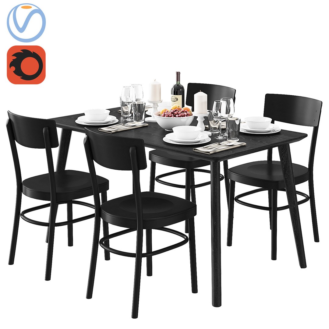 3D Ikea Lisabo Idolf - TurboSquid 1244332