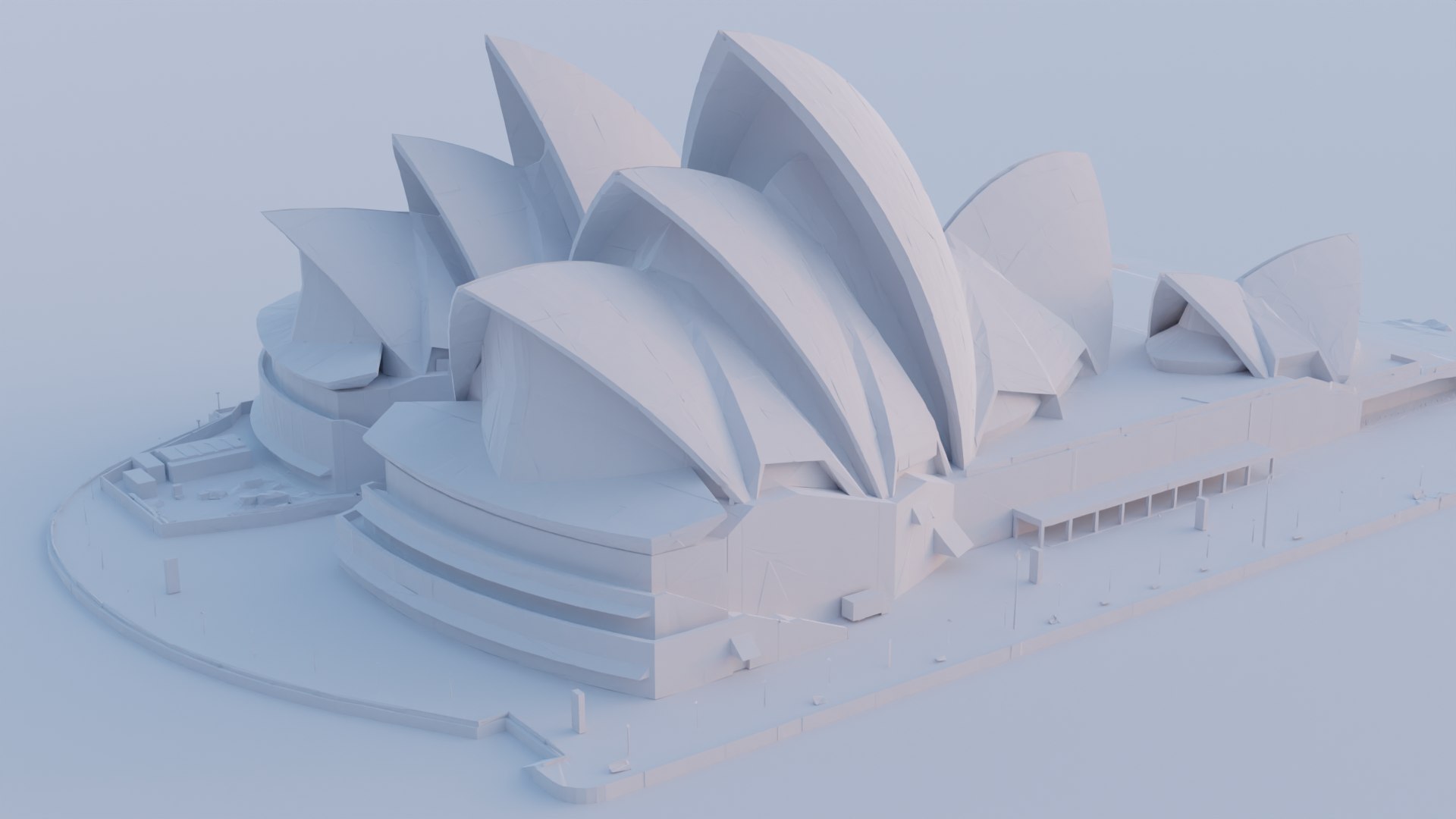 Sydey Opera House 3D Model - TurboSquid 1820642