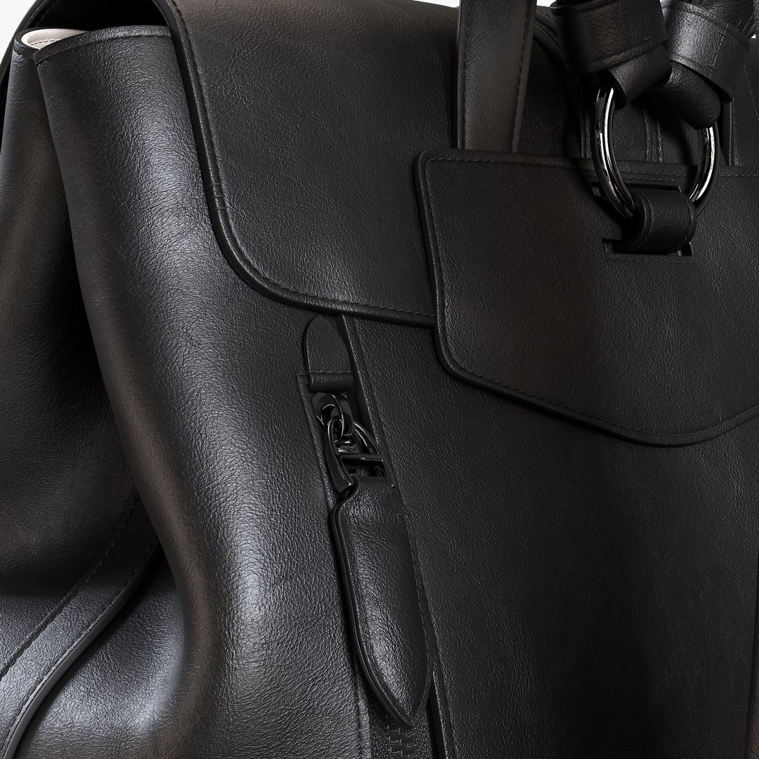 Ralph Lauren Welington Calfskin Backpack Black model - TurboSquid 2120198