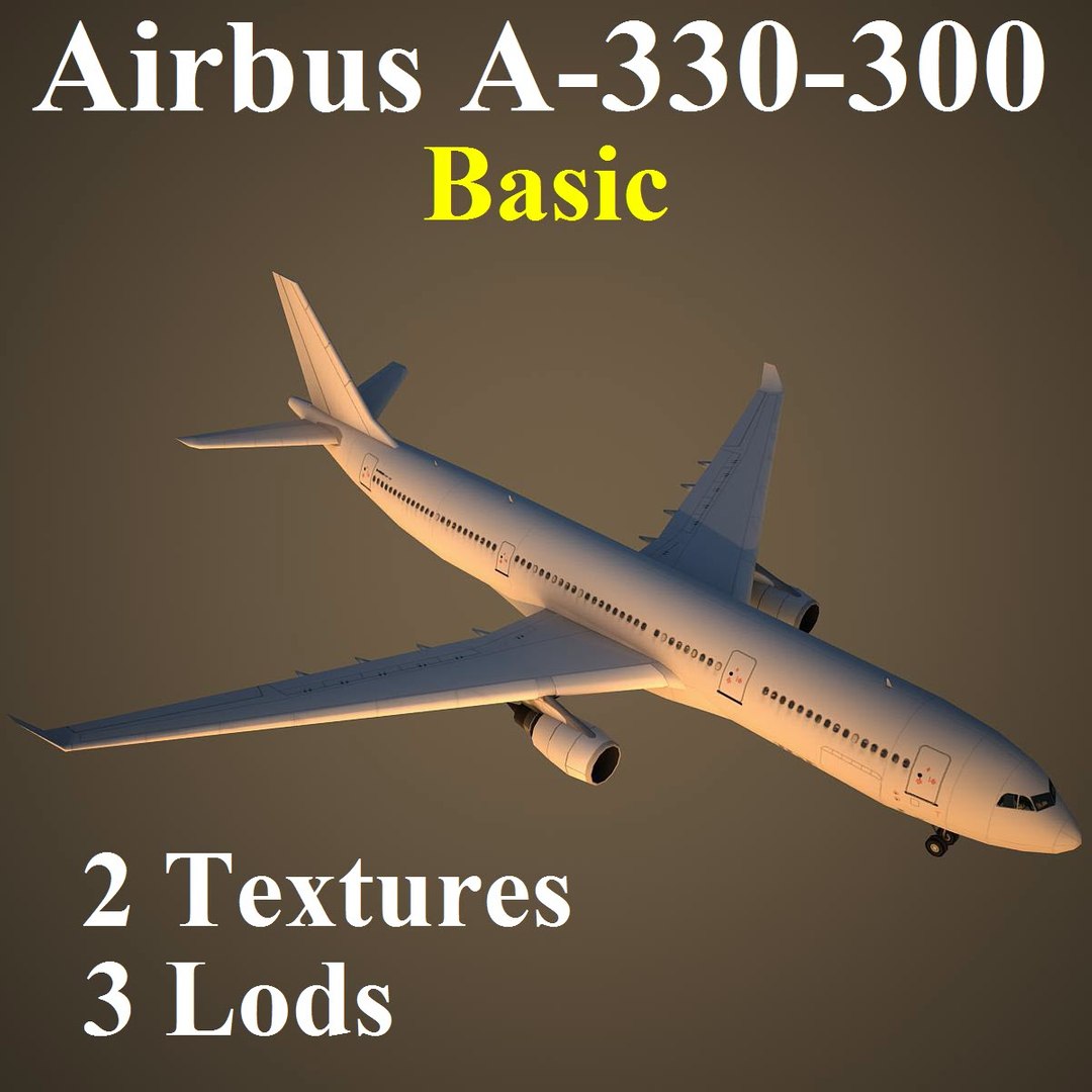 Airbus Basic 3d Max