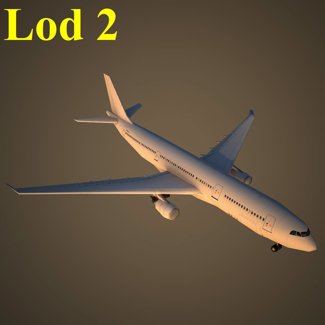 Airbus Basic 3d Max