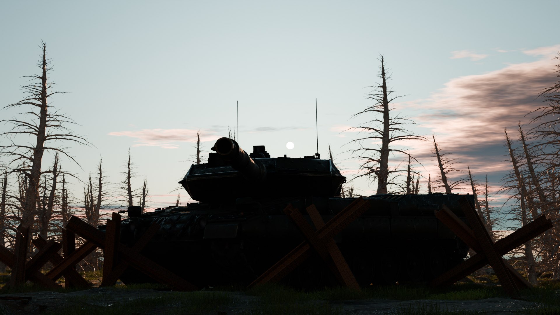 3D Tank In The Forest - TurboSquid 2211499